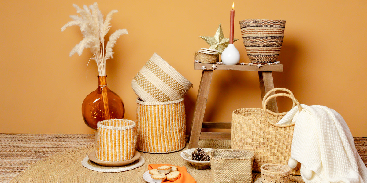 Natural Home | Add a touch of the outdoors with natural woven baskets ...