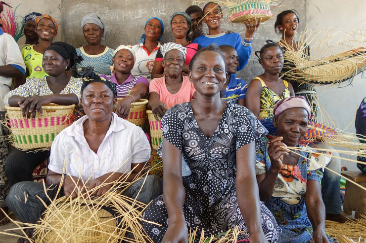 BUSUNU: Natural Woven Shopping Basket – The Basket Room
