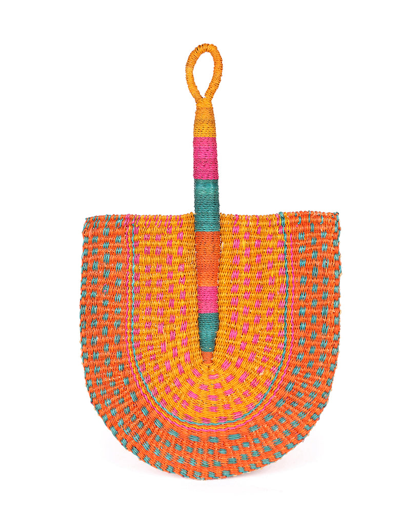 Decorative Woven Fan | Create Your Statement Wall with Colourful Woven ...