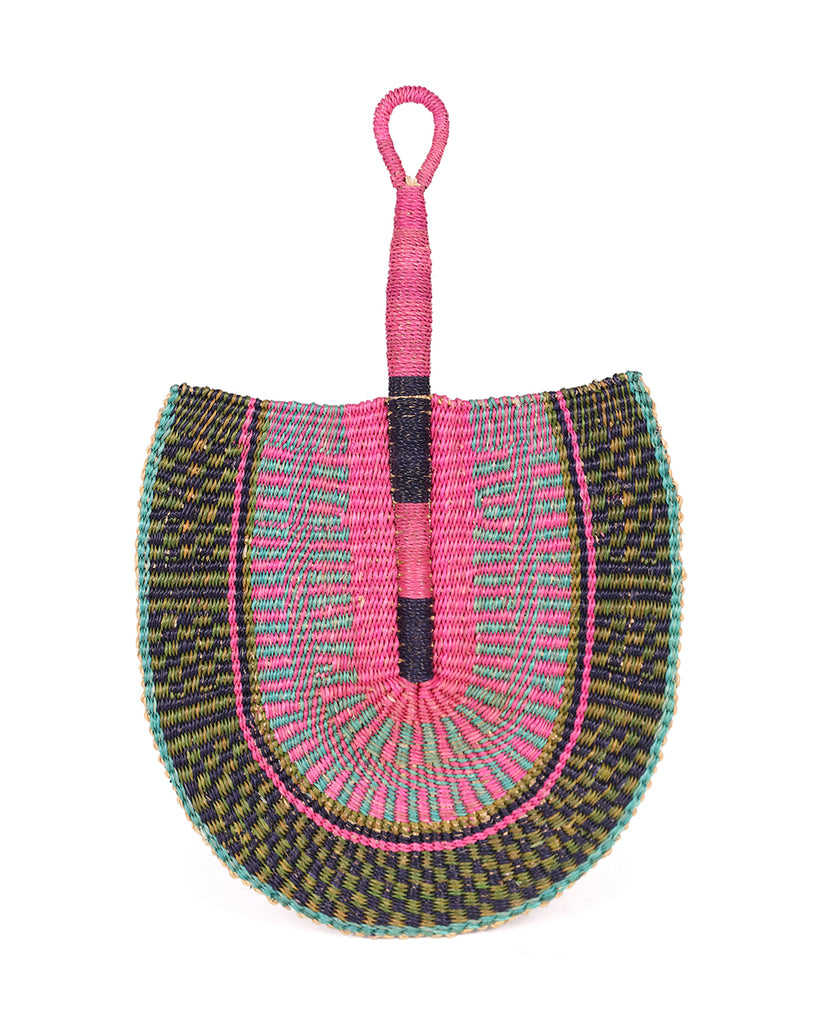 Decorative Woven Fan | Create Your Statement Wall with Colourful Woven ...