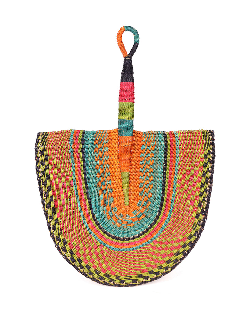 Decorative Woven Fan | Create Your Statement Wall with Colourful Woven ...