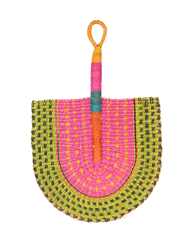 Decorative Woven Fan | Create Your Statement Wall with Colourful Woven ...