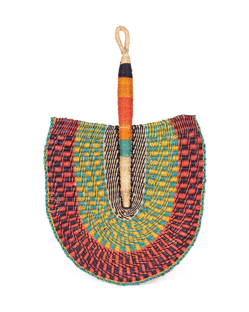 Decorative Woven Fan | Create Your Statement Wall with Colourful Woven ...