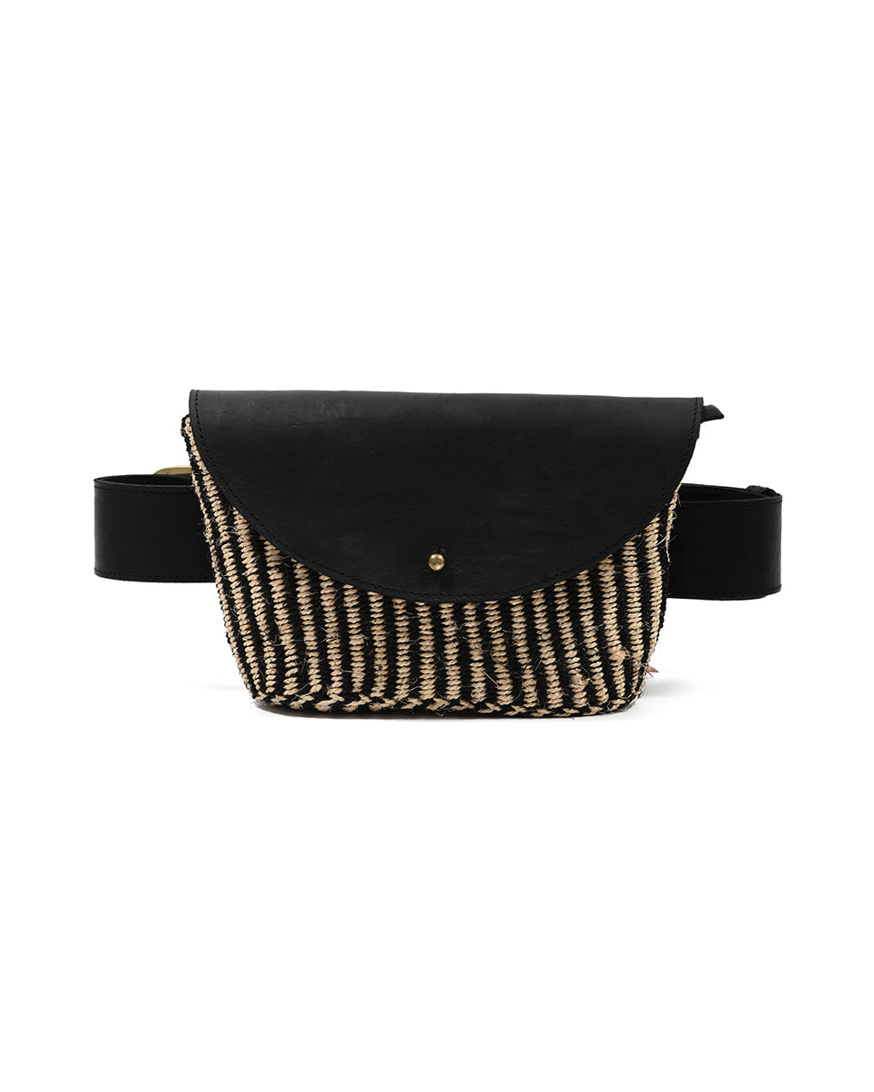 KIUNO: Mono Stripe Bum Bag – The Basket Room