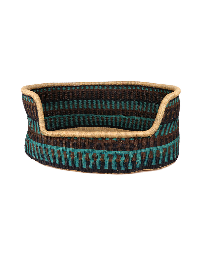Woven Dog Baskets | Colourful pet baskets made in Ghana – The Basket Room