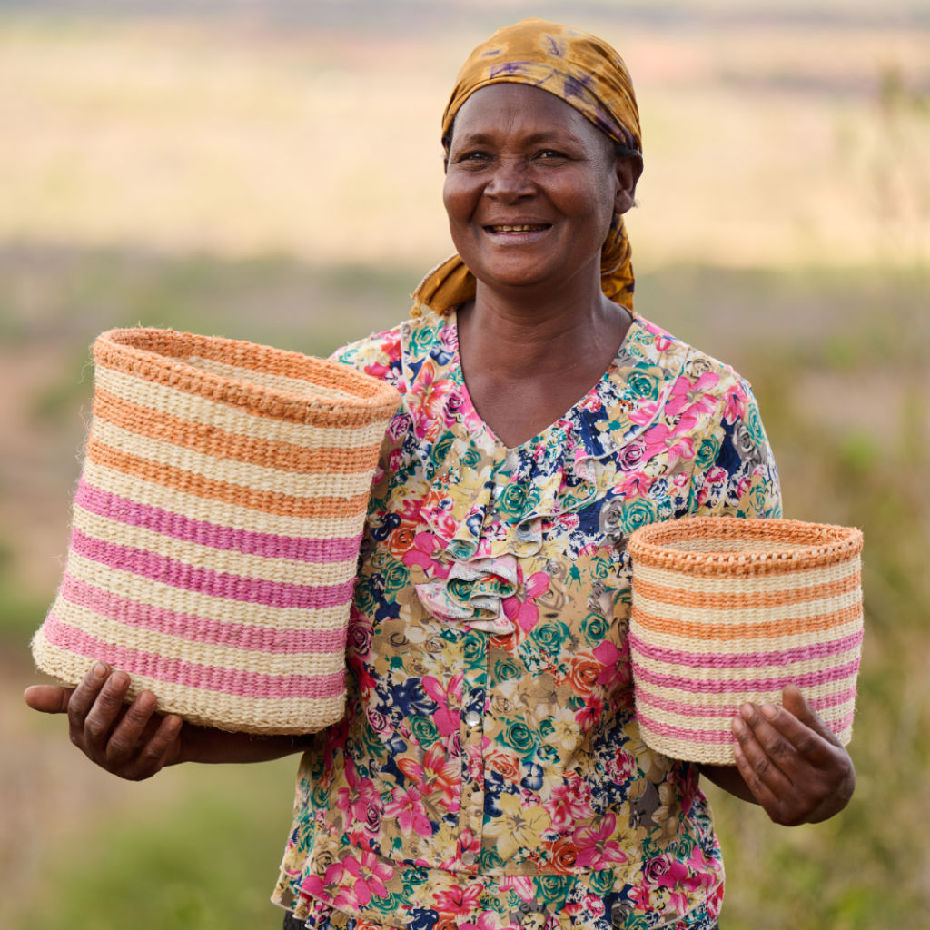 Colourful African Sisal Baskets | Handwoven Fairtrade Storage – The ...