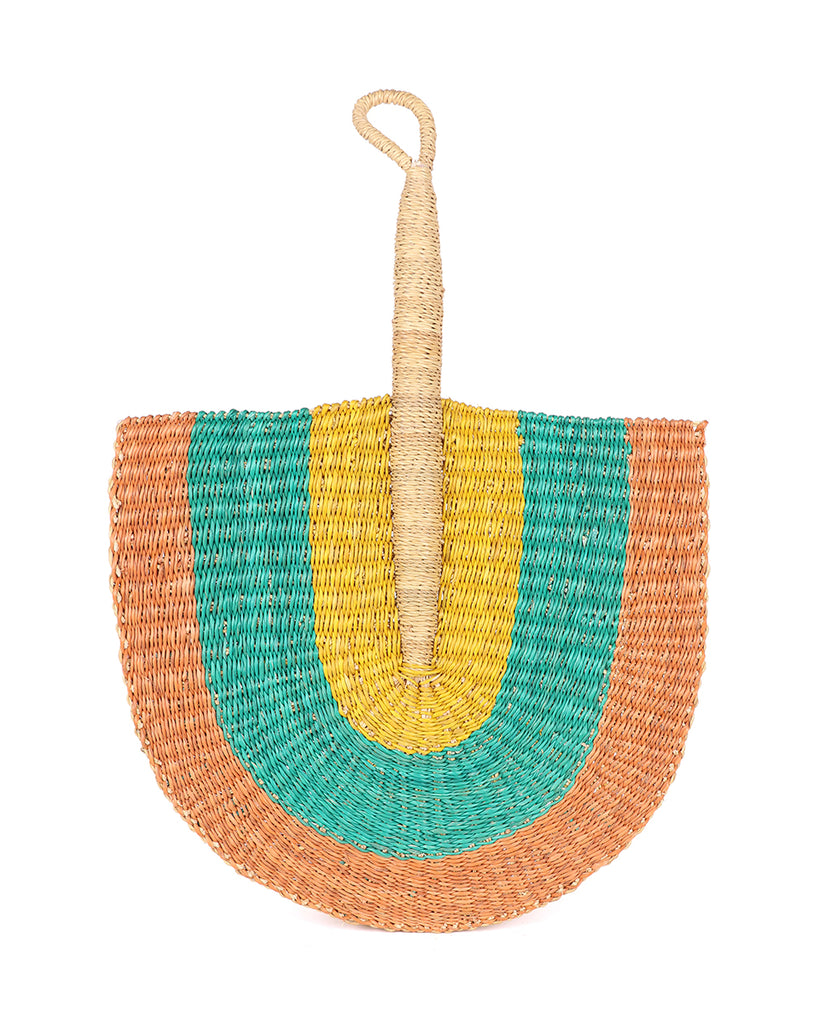 Decorative Woven Fan | Create Your Statement Wall with Colourful Woven ...