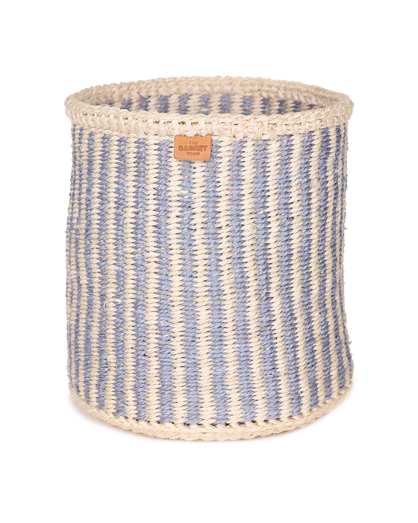 GROW | Pastel Coloured Storage Baskets | Lavender Check, Pinstripe and ...