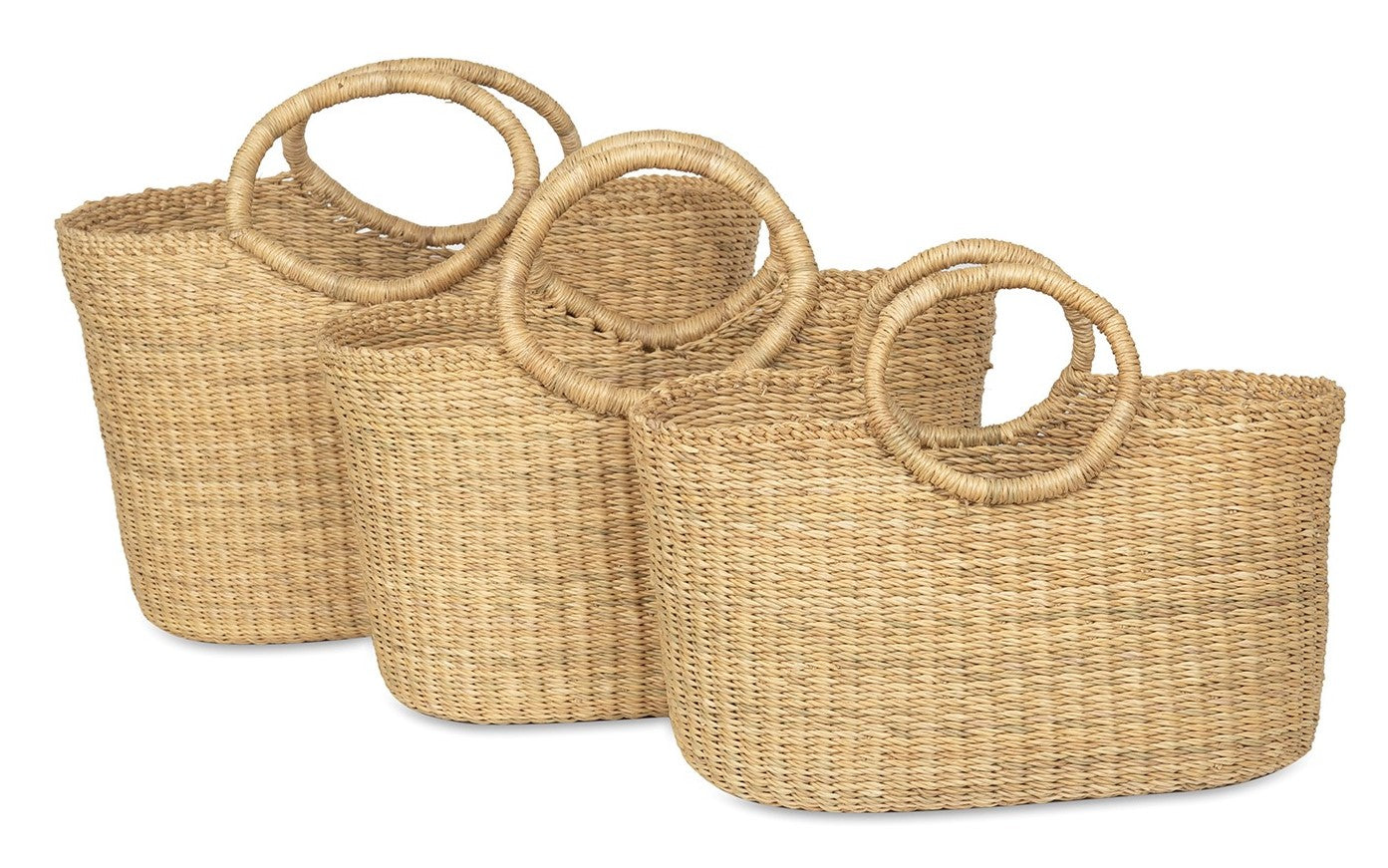 BUSUNU: Natural Woven Shopping Basket – The Basket Room