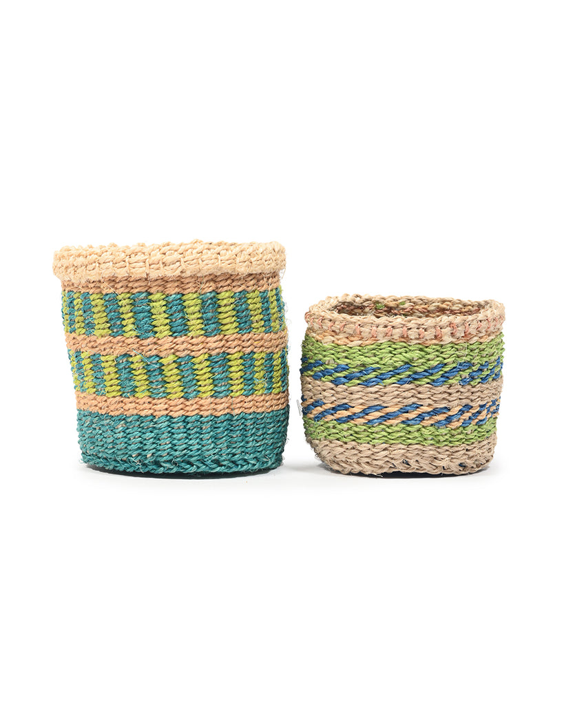 Colourful Woven Planter Baskets | Handwoven Unique Storage Baskets ...