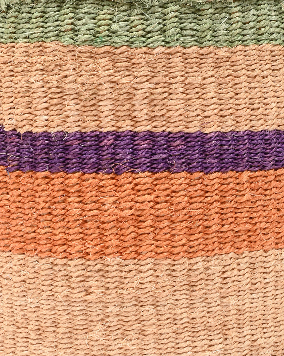 Colourful Pinstripe and Chequered Woven Storage Baskets – The Basket Room