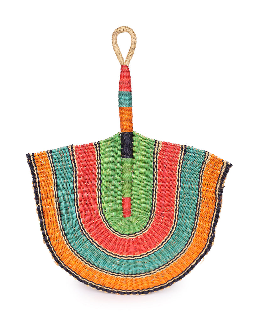 Decorative Woven Fan | Create Your Statement Wall with Colourful Woven ...